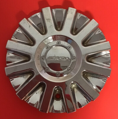 ONE USED STRADA WHEELS CHROME CUSTOM WHEEL CENTER CAP 11212285F-1 15037 ...