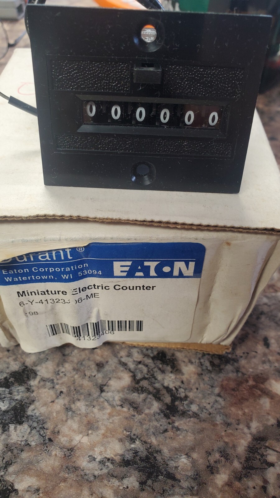 *NEW* EATON DURANT MINIATURE ELECTRIC COUNTER 6-Y-41323406-ME | eBay