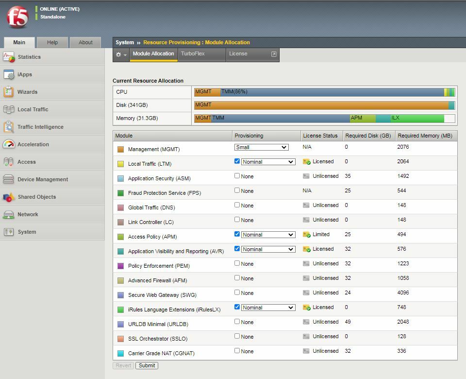 F5-BIG-LTM-i4600, Big-IP i4000 v 13.1.5 Max SSL License w/ Wty ...