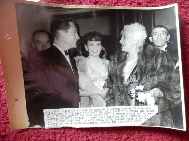 FRANCOISE ROSAY / JOAN GREENWOOD / PATRICK HOLT - ACTOR - 1940'S B/W ...