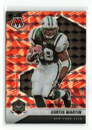 CURTIS MARTIN #156 2021 PANINI MOSAIC JETS ORANGE | eBay