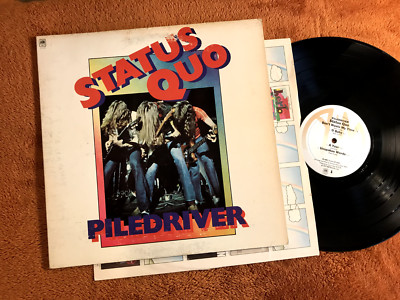 Status Quo Piledriver 1972 A&M Records Gatefold Vinyl LP SP-4381 metal ...