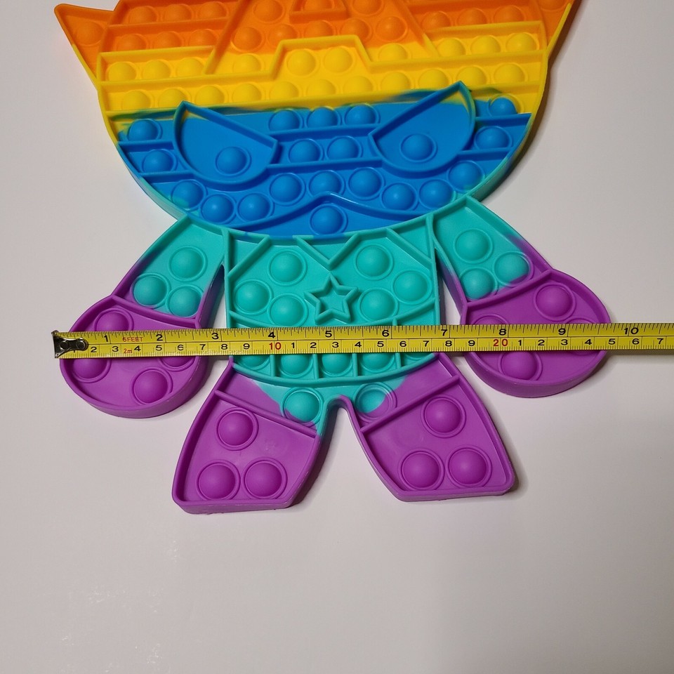 Popit Fidget Toy Push Bubble Sensory Stress Relief Game Chibi Captain ...