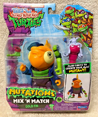 GOLD FIN tales of teenage mutant ninja turtles tmnt mutations mix 'n ...