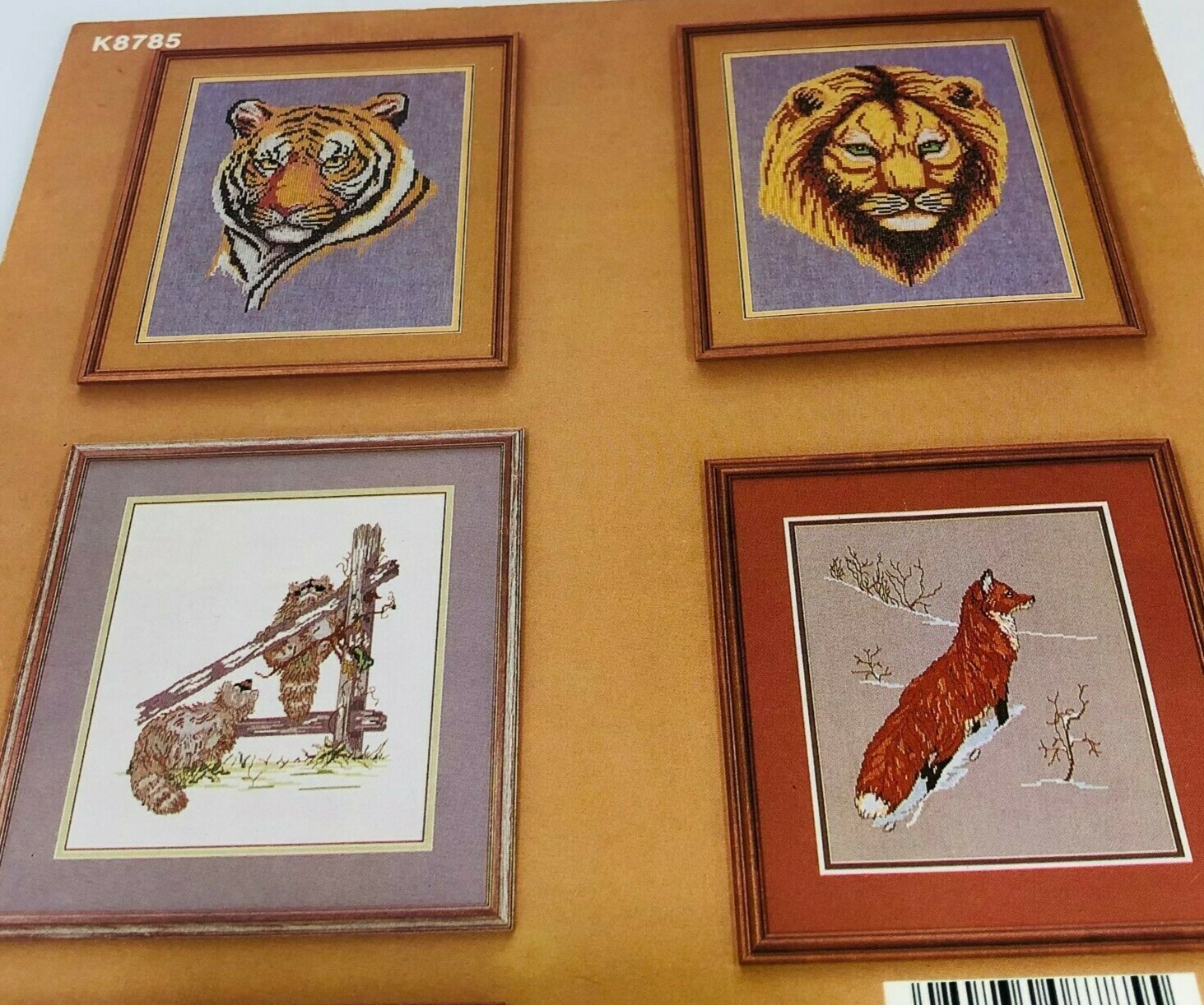 VTG CALL OF THE WILD CROSS STITCH Pattern Booklet #85, 12 projects ...