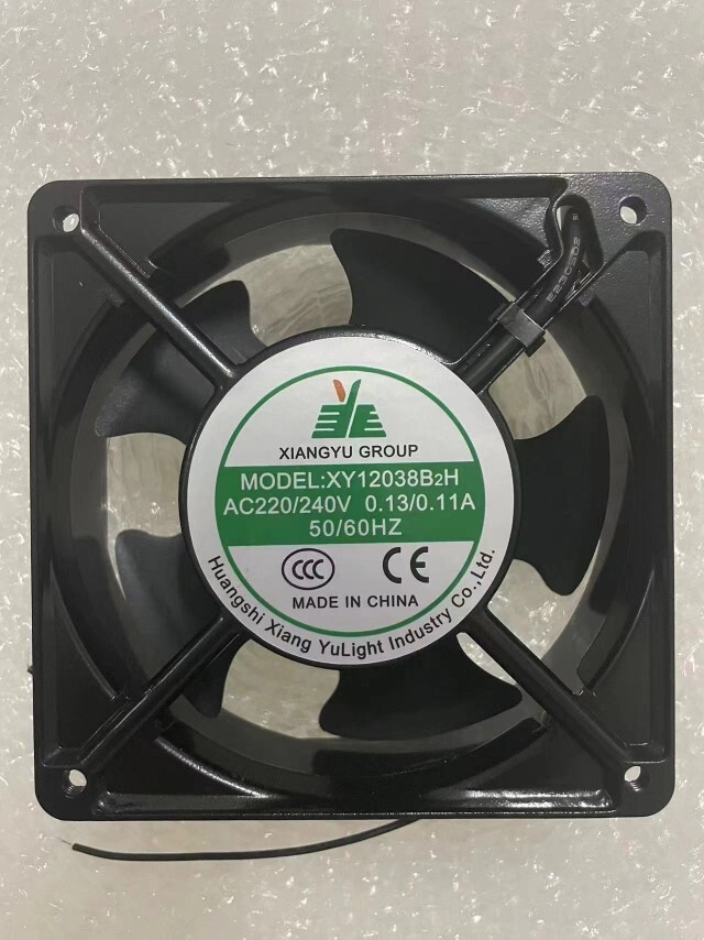 1 PCS XIANGYU Fan XY12038B2H AC220V 12038 12CM 2 WIRE Aluminum frame fan | eBay