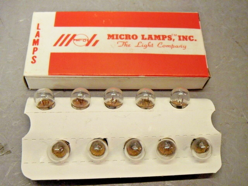 Micro Lamp 53 Bulb 12V Miniature x10 Gauge Cluster Instrument T3-1/4 ...