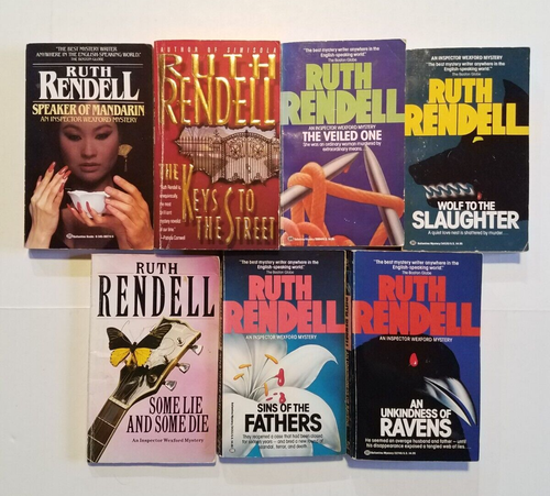 Ruth Rendell lot of 7 Inspector Wexford Novels vintage paperback ...
