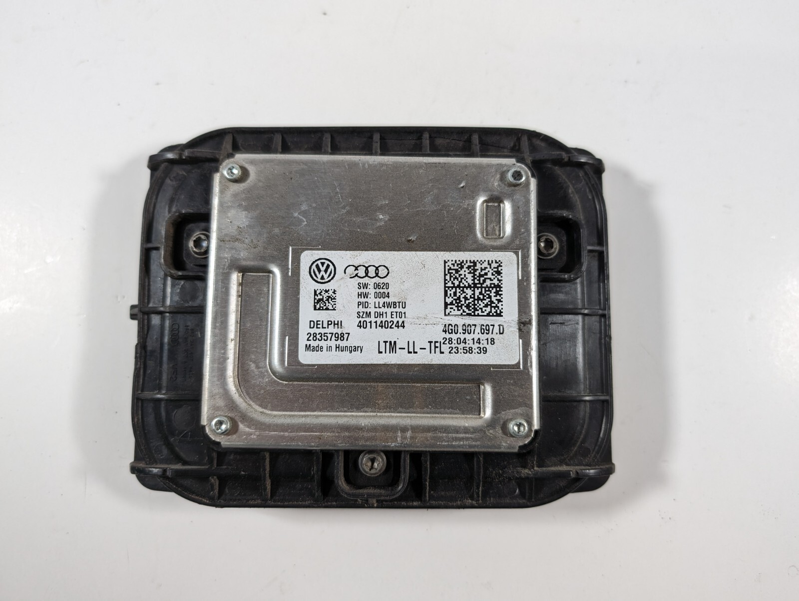 14-17 AUDI Q5 HEADLIGHT DRL CONTROL MODULE W/ BRACKET OEM 4G0907697D | eBay