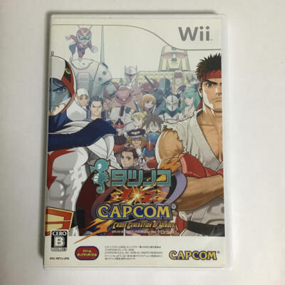 Tatsunoko VS. CAPCOM Nintendo Wii Capcom Action Fighting RVL-P-RF7J w ...