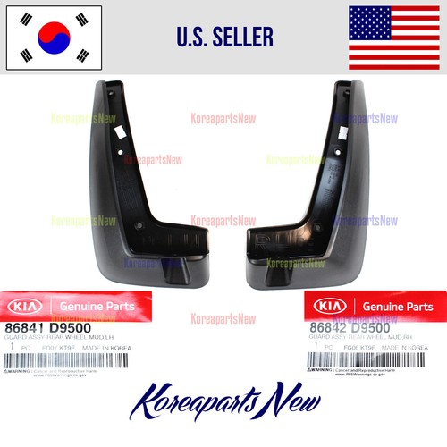 REAR Splash Flaps Mud Guard LH + RH (Set 2pcs) ⭐OEM⭐ Kia Sportage 2019 ...
