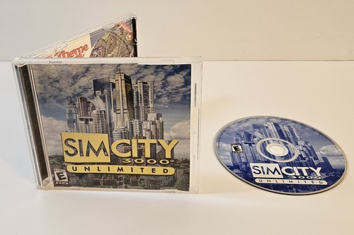 SimCity 3000 Unlimited PC CD-Rom 2000 Windows City Building Simulation ...