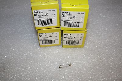 BK/MDA-5 Cartridge Fuses 250V 5A Time Delay Ceramic Size/:3AB box of ...
