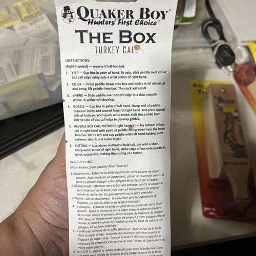 NEW Quaker Boy: The BOX Turkey Hunting Call, Hunters’ First Choice ...