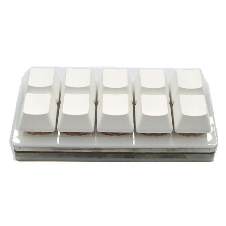 New 10-Key Programmable Keyboard W/ Cable Macro keypad For Windows ...