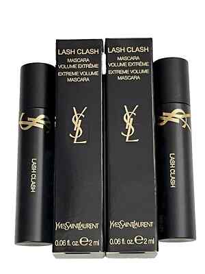 YSL Yves Saint Laurent Lash Clash Extreme Volume Mascara BLACK MINI 2 ...