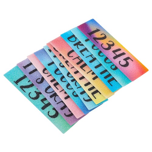 10Pcs Adhesive Plastic Strips Rough Texture Stickers Breathe ...