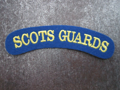 Scots Guards British Army Military Cloth Patch Badge | eBay UK