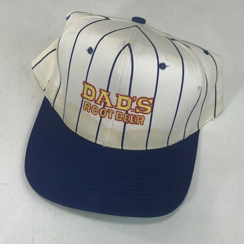 Dad's Root Beer Hat Cap Snapback Pinstripes Vintage | eBay