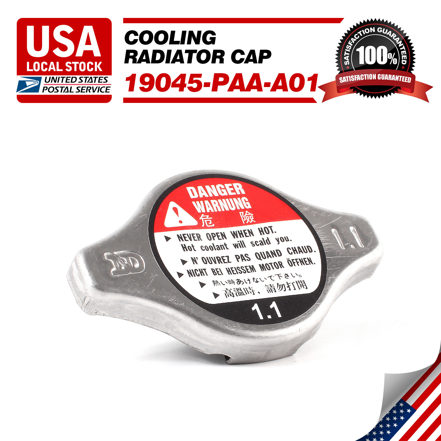 Cooling Radiator Cap 19045-PAA-A01 For Honda Acura CL TL Accord Civic 1 ...