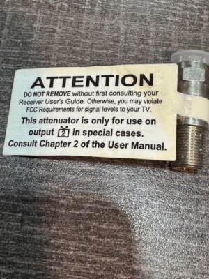 DISH NETWORK ATTENUATOR * BRAND NEW PART # 122698. | eBay