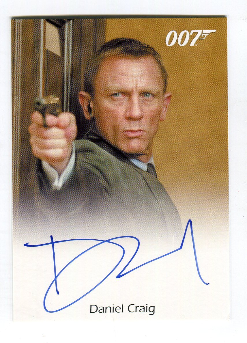 James Bond Archives 2014 Edition Daniel Craig Autograph Card | eBay