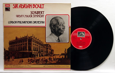 ASD 2856 - SIR ADRIAN BOULT - SCHUBERT great C major symphony EMI LP NM ...