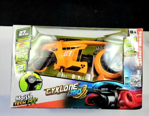Maisto Tech R/c Stunt Series Remote Control Cycle Bike Unit 22 Cyklone ...