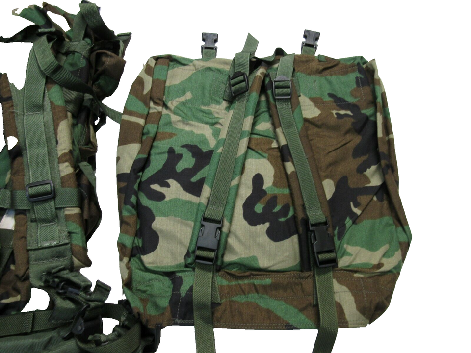 US Military CFP 90 Backpack Rucksack Woodland Camo Combat Patrol Pack ...