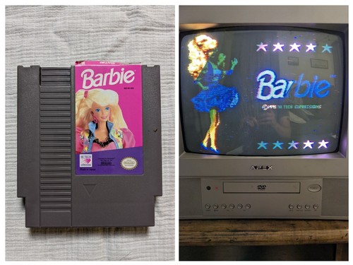 Barbie NES Nintendo 1991 Authentic Tested Working | eBay