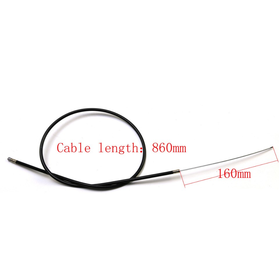 Dual Brake Lever Cables Lines Fr 2 Stroke 47cc 49cc Mini Moto Dirt Bike ...