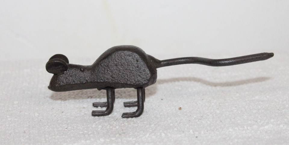 Antique Vintage Style Cast Iron Mouse Rat Paper Weight 4'' long ...