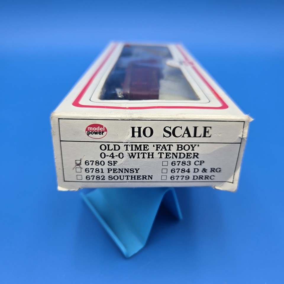 Model Power 0-4-0 Old Time "Fat Boy" Santa Fe HO Scale 6780 NEW | eBay