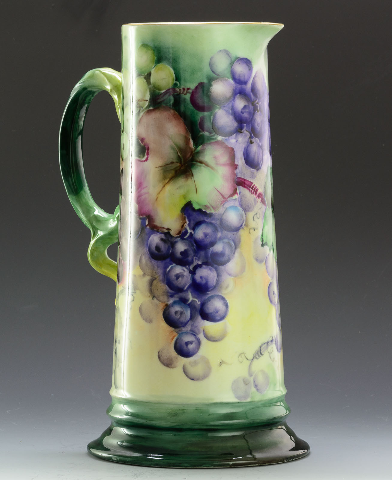 ANTIQUES BAVARIA HAND PAINTED GRAPES TANKARD PITCHER | eBay