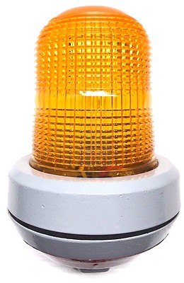VDAS/A Amber 3/4" Strobe Visual Warning Indicator 120 Volt 12 Watt ...