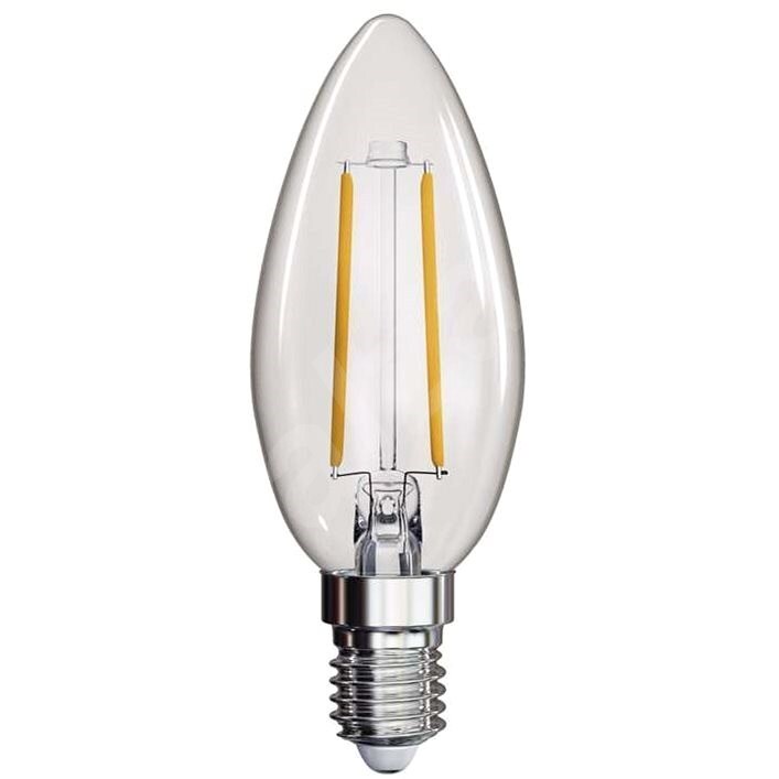 2W 12-24 Volt DC Candle Dimmable LED Bulb (E14) Clear in Warm White ...