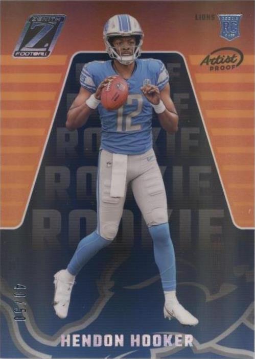 2023 Panini Zenith - Rookies Hendon Hooker #142 Artist Proof Silver /50 ...