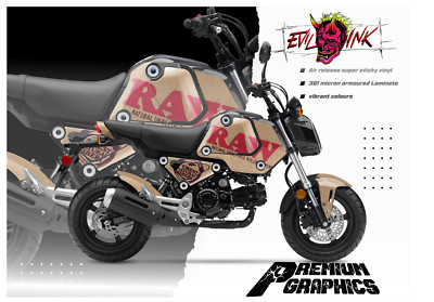 HONDA GROM GRAPHICS KIT-STICKERS-DECALS- RAW 2019-2024 | eBay UK