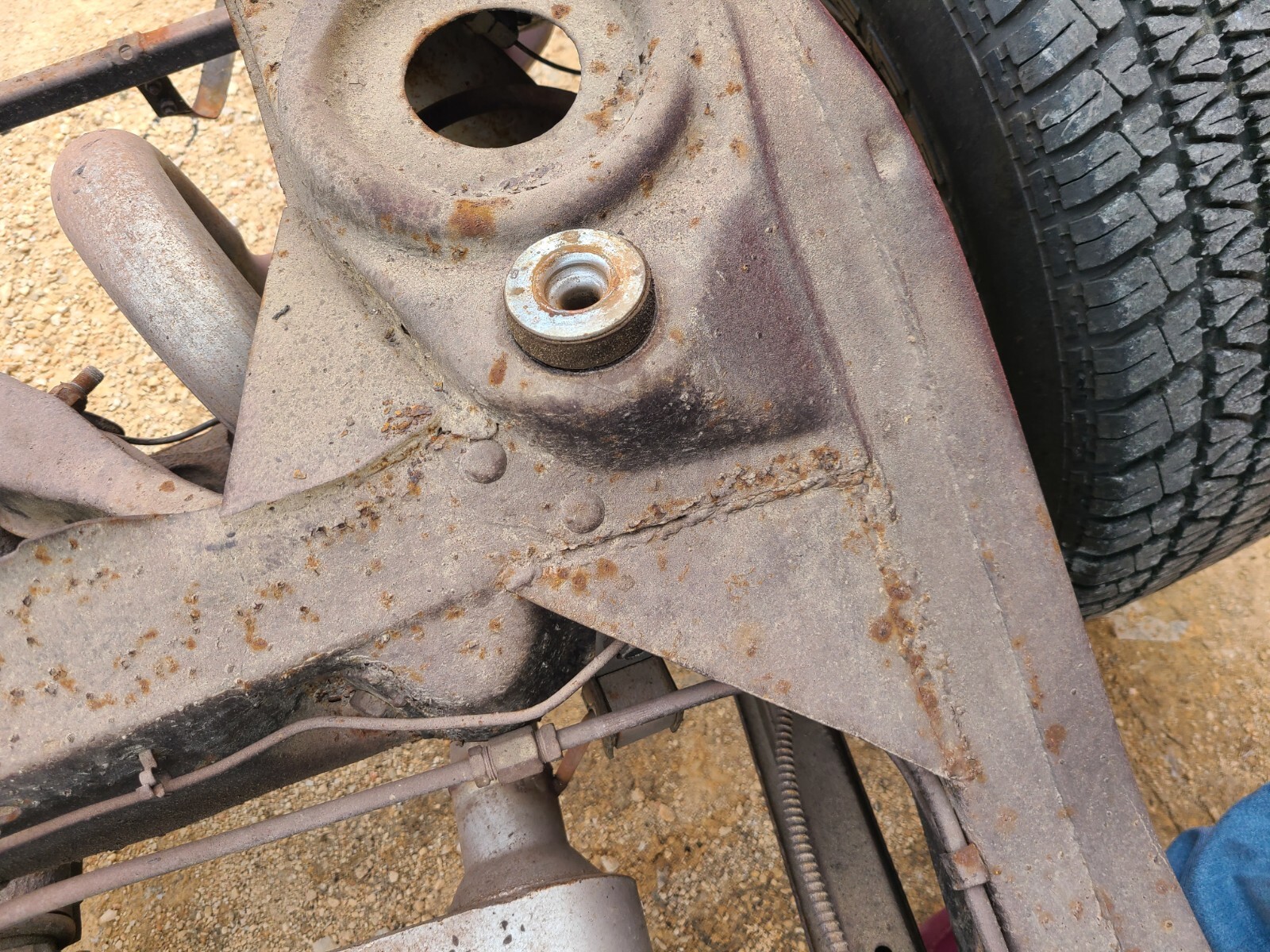 1964-66 Pontiac GTO Lemans Rolling Frame and 389, Tri power, 4spd ...