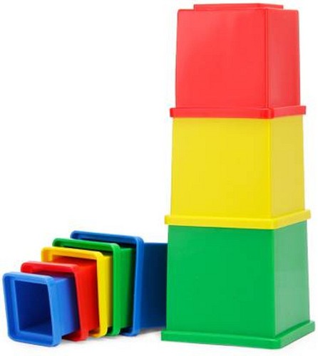 Giggles Stacking Cubes From Funskool (Multi Color),Free Shipping ...