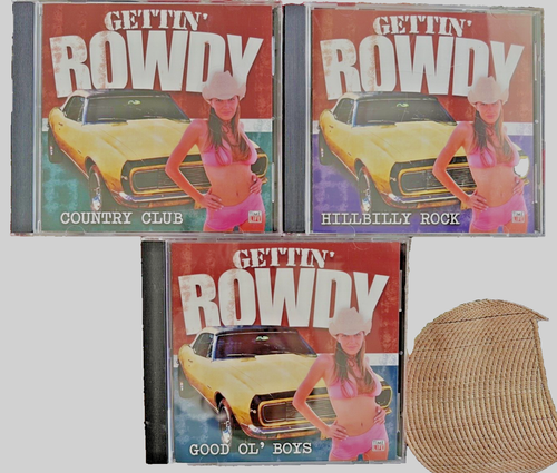 3 gettin rowdy cd's country club, good ol'boys, hillbilly rock | eBay