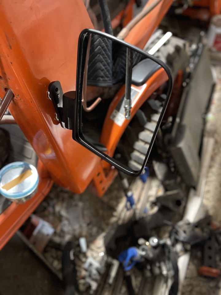 2 MAGNETIC SIDE VIEW MIRROR TRACTOR NEW HOLLAND BOBCAT SKID STEER 290lb ...