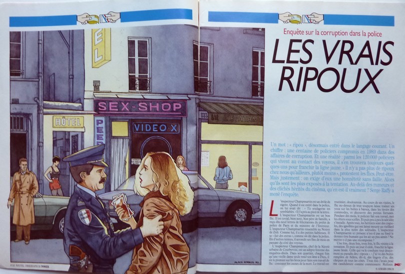 Mag 1990: LES FLICS RIPOUX_MICHELLE PFEIFFER_SANDRINE BONNAIRE_LOUIS ...