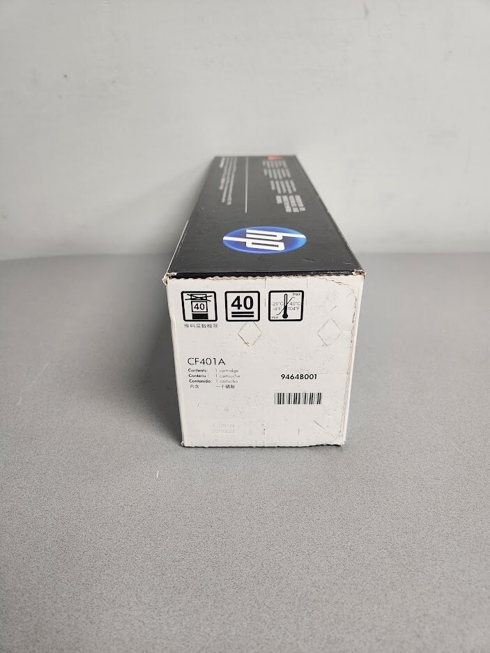 HP CF401A 201A Cyan Standard Yield Toner Cartridge | eBay