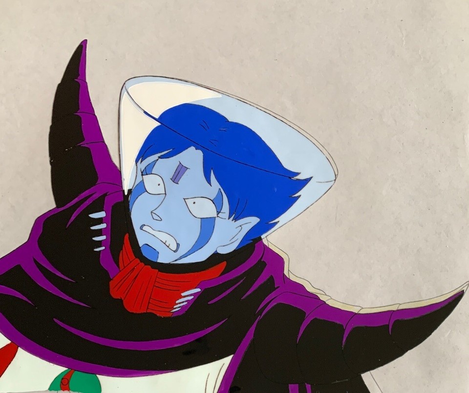 GENKI BAKUHATSU GANBARUGER - YAMINORIUS III anime cel A3 w/ Genga - Ray ...