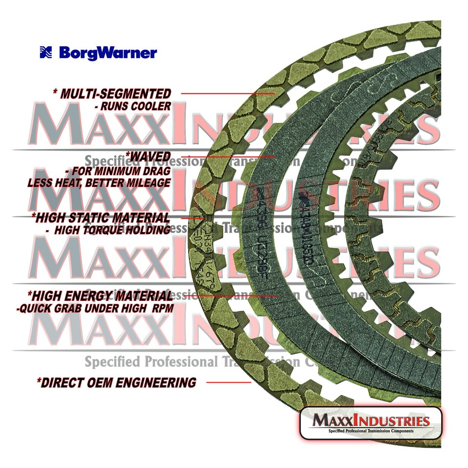 850RE 8HP50 Transmission Master Rebuild Kit less Steels w/Pistons Rings ...