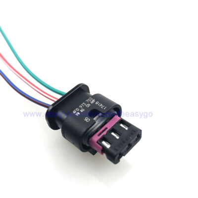 Genuine 3 Pin Parking Sensor Plug Pigtail 4F0973703 for VW Audi Volvo ...