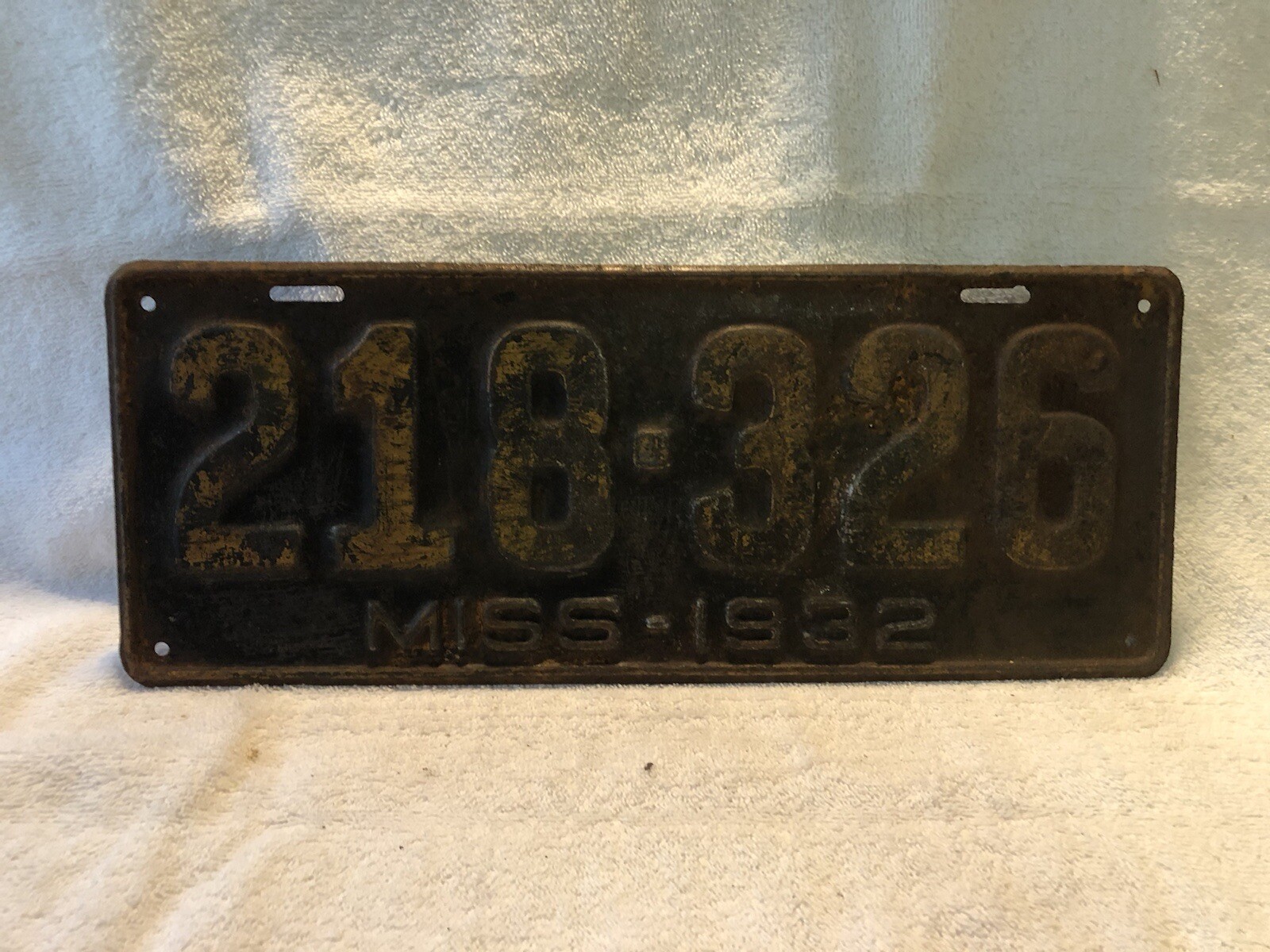 Vintage 1932 Mississippi License Plate | eBay