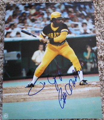 VINTAGE BILL MADLOCK AUTOGRAPH SIGNED 8 x 10 PHOTO PITTSBURGH PIRATES ...