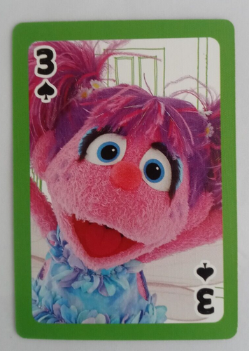 2020 Sesame Street Playing Card Abby Cadabby 3 Spades | eBay